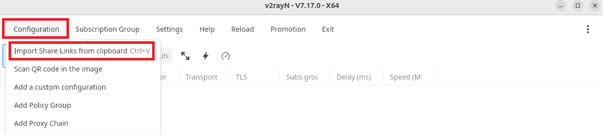 Setting up VLESS XTLS Red Shield VPN on Ubuntu and Debian Linux with a GUI